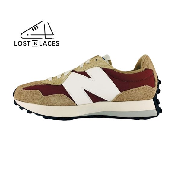 New Balance | Shoes | New Balance 327 Driftwood Washed Burgundy White ...